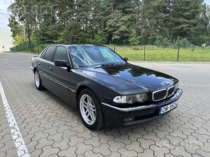Black BMW 740 2000 in Riga, with an engine capacity of 4.00 L and mileage of 0 thousand km for 12000 €, photo 26 on AUTOMOTO.COM.LV