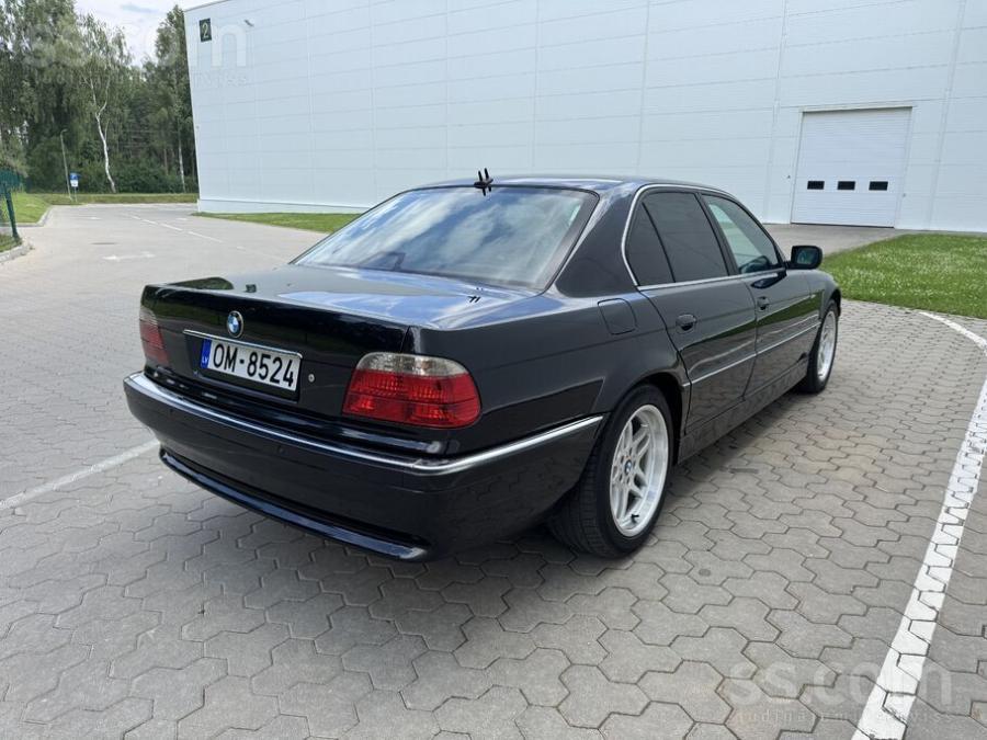 Black BMW 740 2000 in Riga, with an engine capacity of 4.00 L and mileage of 0 thousand km for 12000 €, photo 27 on AUTOMOTO.COM.LV