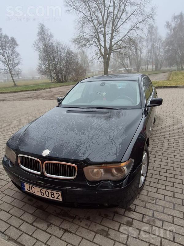 Black BMW 740 2002 in Liepaja, with an engine capacity of 4.00 L and mileage of 0 thousand km for 2700 €, photo 6 on AUTOMOTO.COM.LV