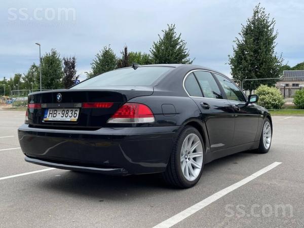 Black BMW 740 2002 in Bauska, with an engine capacity of 4.00 L and mileage of 400 thousand km for 3950 €, photo 5 on AUTOMOTO.COM.LV
