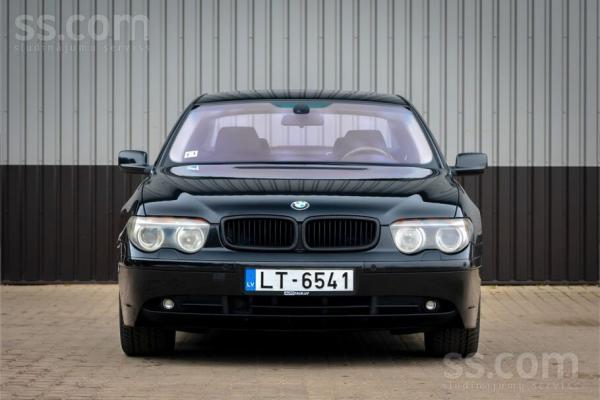 Black BMW 740 2003 in Talsi, with an engine capacity of 4.00 L and mileage of 0 thousand km for 3650 €, photo 2 on AUTOMOTO.COM.LV