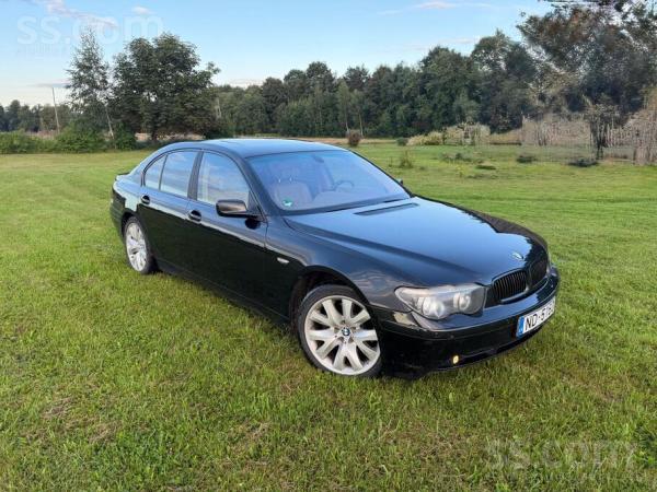 Black BMW 740 2003 in Jekabpils, with an engine capacity of 4.00 L and mileage of 350 thousand km for 3500 €, photo 6 on AUTOMOTO.COM.LV