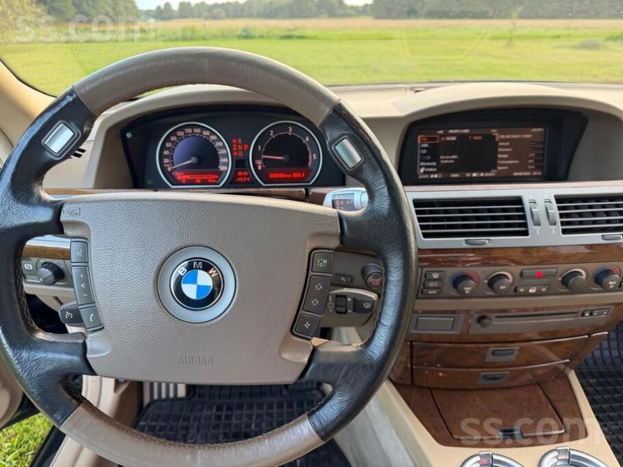 Черный БМВ 740 2003 в Екабпилс, объемом двигателя 4.00 л и пробегом 350 тыс. км за 3500 €, фото 27 на AUTOMOTO.COM.LV