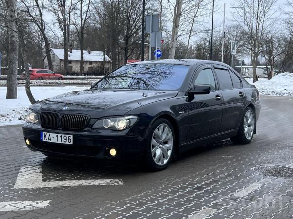 Melns BMW 740 2005 Rīga, ar dzinēja tilpumu 4.00 L un nobraukumu 350 tūkst. km par 4100 €, foto 1 vietnē AUTOMOTO.COM.LV