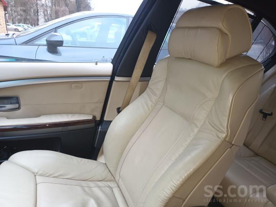 Melns BMW 740 2005 Rīga, ar dzinēja tilpumu 4.00 L un nobraukumu 280 tūkst. km par 4600 €, foto 16 vietnē AUTOMOTO.COM.LV