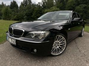Black BMW 740 2006 in Vilnius, with an engine capacity of 4.00 L and mileage of 365 thousand km for 3100 €, photo 3 on AUTOMOTO.COM.LV