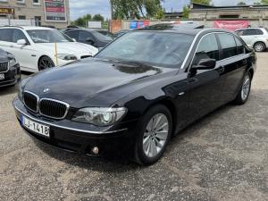 Black BMW 740 2007 in Riga, with an engine capacity of 4.00 L and mileage of 69 thousand km for 7490 €, photo 23 on AUTOMOTO.COM.LV