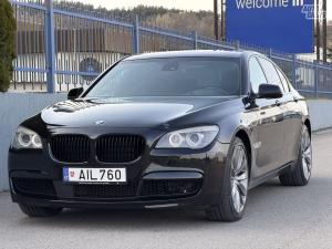 Melns BMW 740 2011 Viļņa, ar dzinēja tilpumu 3.00 L un nobraukumu 260 tūkst. km par 15000 €, foto  vietnē AUTOMOTO.COM.LV