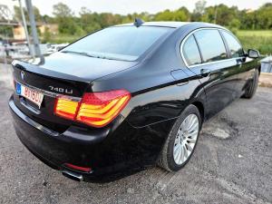 Black BMW 740 2012 in Klaipeda, with an engine capacity of 2.98 L and mileage of 250 thousand km for 7999 €, photo 10 on AUTOMOTO.COM.LV