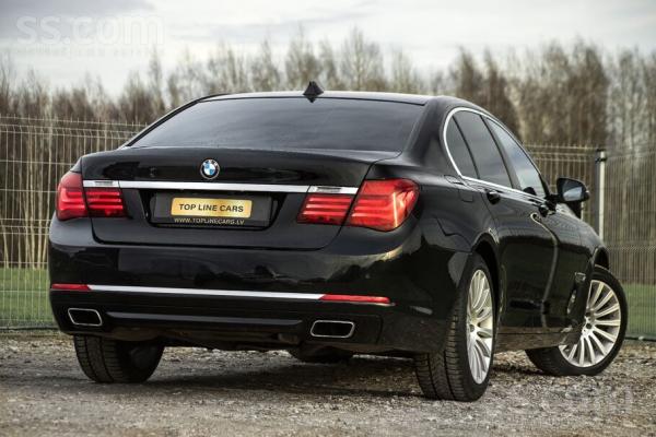 Black BMW 740 2013 in Tukums, with an engine capacity of 3.00 L and mileage of 0 thousand km for 13999 €, photo 4 on AUTOMOTO.COM.LV