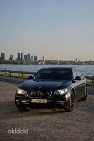 Black BMW 740 2013 in Tallinn, with an engine capacity of 3.00 L and mileage of 188 thousand km for 14000 €, photo 5 on AUTOMOTO.COM.LV