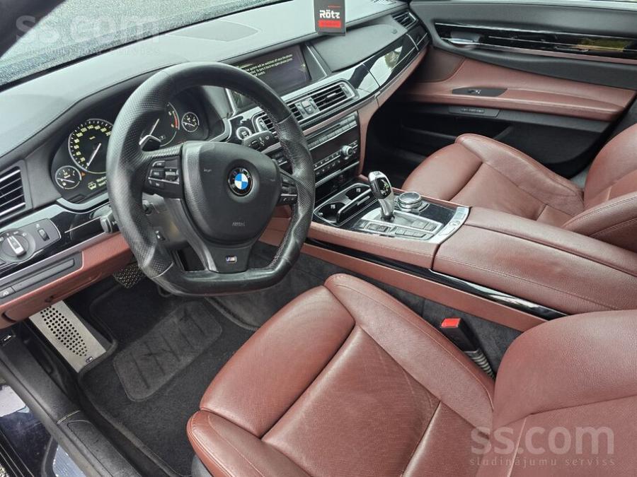 Черный БМВ 740 2013 в Рига, объемом двигателя 3.00 л и пробегом 0 тыс. км за 12500 €, фото 9 на AUTOMOTO.COM.LV