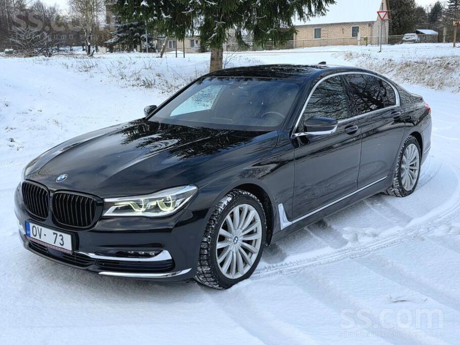 Melns BMW 740 2015 Jēkabpils, ar dzinēja tilpumu 3.00 L un nobraukumu 220 tūkst. km par 26660 €, foto 4 vietnē AUTOMOTO.COM.LV