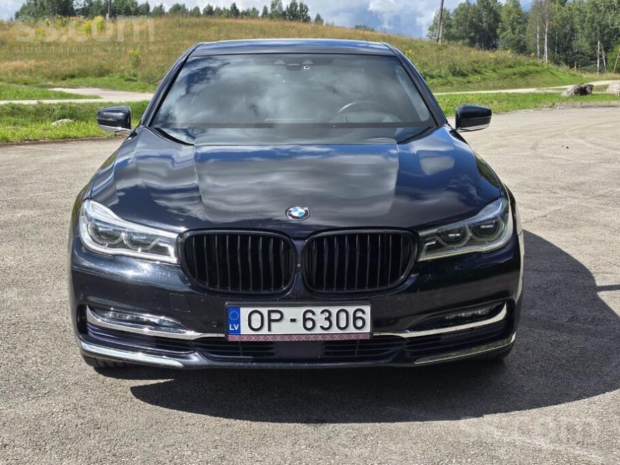 Melns BMW 740 2015 Jēkabpils, ar dzinēja tilpumu 3.00 L un nobraukumu 223 tūkst. km par 21490 €, foto 4 vietnē AUTOMOTO.COM.LV