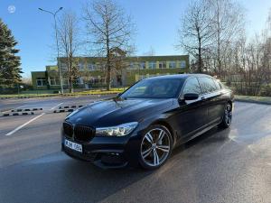 Black BMW 740 2016 in Silale, with an engine capacity of 3.00 L and mileage of 184 thousand km for 18850 €, photo 3 on AUTOMOTO.COM.LV
