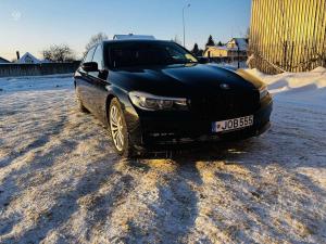 Black BMW 740 2016 in Vilnius, with an engine capacity of 3.00 L and mileage of 224 thousand km for 27500 €, photo 3 on AUTOMOTO.COM.LV