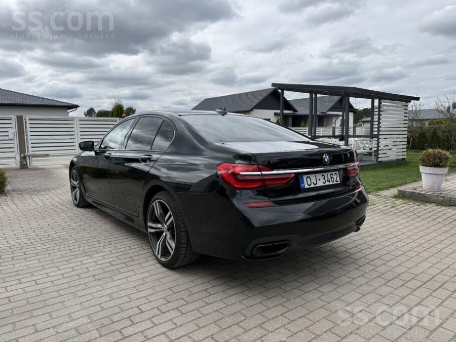 Melns BMW 740 2016 Rīga, ar dzinēja tilpumu 3.00 L un nobraukumu 173 tūkst. km par 30900 €, foto 5 vietnē AUTOMOTO.COM.LV