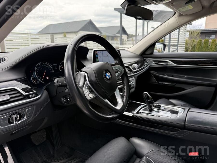 Melns BMW 740 2016 Rīga, ar dzinēja tilpumu 3.00 L un nobraukumu 173 tūkst. km par 30900 €, foto 7 vietnē AUTOMOTO.COM.LV