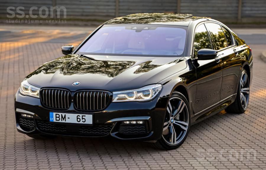 Melns BMW 740 2016 Jelgava, ar dzinēja tilpumu 3.00 L un nobraukumu 207 tūkst. km par 29500 €, foto 3 vietnē AUTOMOTO.COM.LV