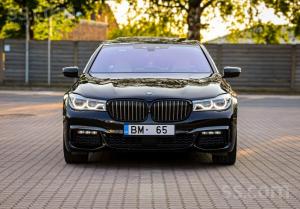 Melns BMW 740 2016 Jelgava, ar dzinēja tilpumu 3.00 L un nobraukumu 207 tūkst. km par 29500 €, foto 4 vietnē AUTOMOTO.COM.LV