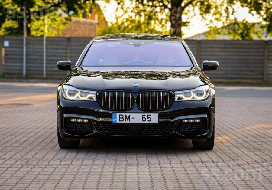 Melns BMW 740 2016 Jelgava, ar dzinēja tilpumu 3.00 L un nobraukumu 207 tūkst. km par 29500 €, foto 4 vietnē AUTOMOTO.COM.LV