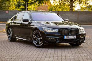Melns BMW 740 2016 Jelgava, ar dzinēja tilpumu 3.00 L un nobraukumu 207 tūkst. km par 29500 €, foto 5 vietnē AUTOMOTO.COM.LV