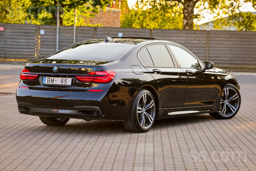 Melns BMW 740 2016 Jelgava, ar dzinēja tilpumu 3.00 L un nobraukumu 207 tūkst. km par 29500 €, foto 7 vietnē AUTOMOTO.COM.LV