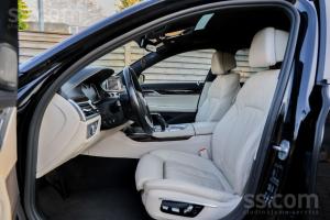 Melns BMW 740 2016 Jelgava, ar dzinēja tilpumu 3.00 L un nobraukumu 207 tūkst. km par 29500 €, foto 12 vietnē AUTOMOTO.COM.LV