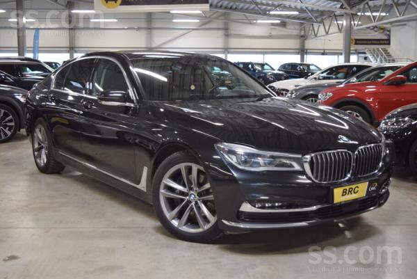 Melns BMW 740 2016 Rīga, ar dzinēja tilpumu 3.00 L un nobraukumu 236 tūkst. km par 24900 €, foto 1 vietnē AUTOMOTO.COM.LV