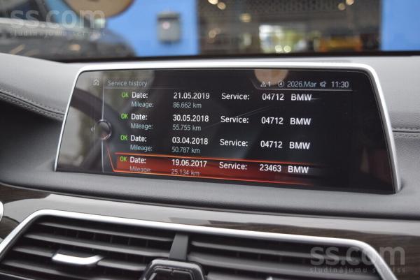 Melns BMW 740 2016 Rīga, ar dzinēja tilpumu 3.00 L un nobraukumu 236 tūkst. km par 24900 €, foto 8 vietnē AUTOMOTO.COM.LV