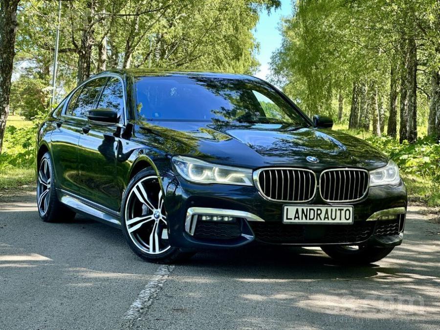 Melns BMW 740 2016 Tukums, ar dzinēja tilpumu 3.00 L un nobraukumu 389 tūkst. km par 19900 €, foto 1 vietnē AUTOMOTO.COM.LV