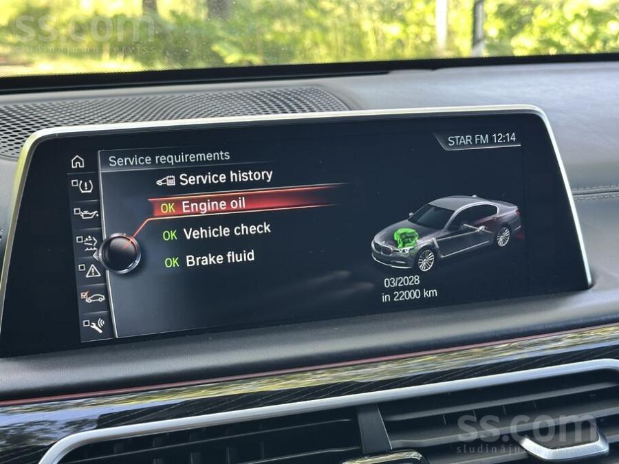 Melns BMW 740 2016 Tukums, ar dzinēja tilpumu 3.00 L un nobraukumu 389 tūkst. km par 19900 €, foto 19 vietnē AUTOMOTO.COM.LV