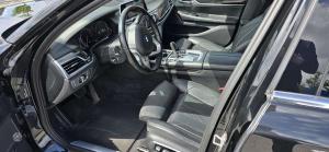 Black BMW 740 2016 in Klaipeda, with an engine capacity of 2.99 L and mileage of 218 thousand km for 25500 €, photo 9 on AUTOMOTO.COM.LV