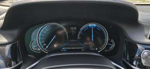 Black BMW 740 2016 in Klaipeda, with an engine capacity of 2.99 L and mileage of 218 thousand km for 25500 €, photo 19 on AUTOMOTO.COM.LV