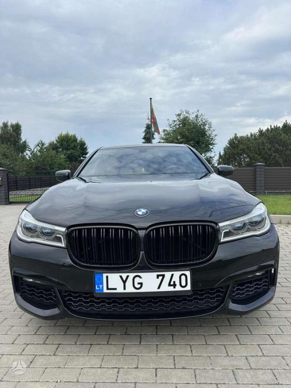 Melns BMW 740 2016 Klaipėda, ar dzinēja tilpumu 3.00 L un nobraukumu 148 tūkst. km par 20750 €, foto 1 vietnē AUTOMOTO.COM.LV