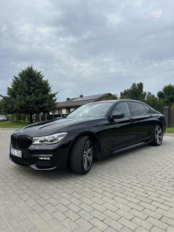 Melns BMW 740 2016 Klaipėda, ar dzinēja tilpumu 3.00 L un nobraukumu 148 tūkst. km par 20750 €, foto 3 vietnē AUTOMOTO.COM.LV