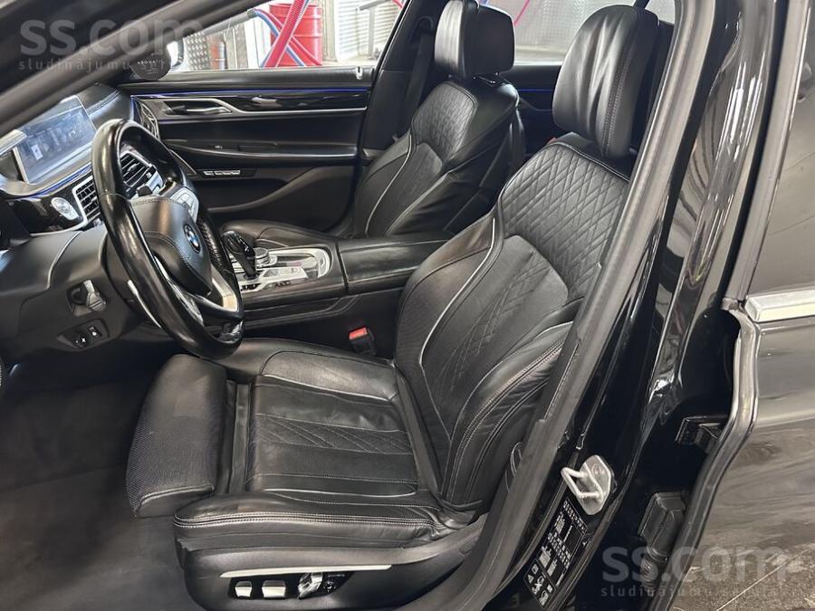 Melns BMW 740 2016 Ogre, ar dzinēja tilpumu 3.00 L un nobraukumu 407 tūkst. km par 21000 €, foto 15 vietnē AUTOMOTO.COM.LV