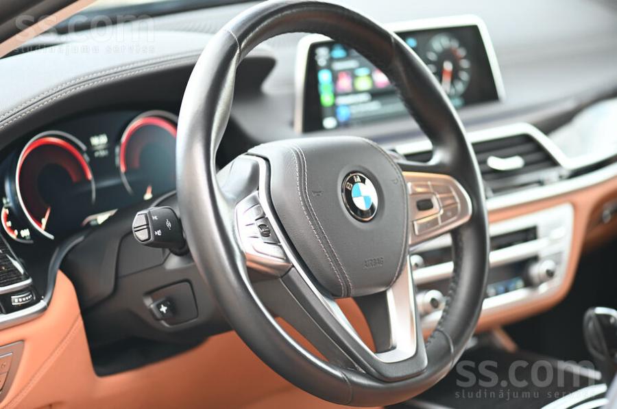 Melns BMW 740 2017 Rīga, ar dzinēja tilpumu 3.00 L un nobraukumu 194 tūkst. km par 28900 €, foto 7 vietnē AUTOMOTO.COM.LV