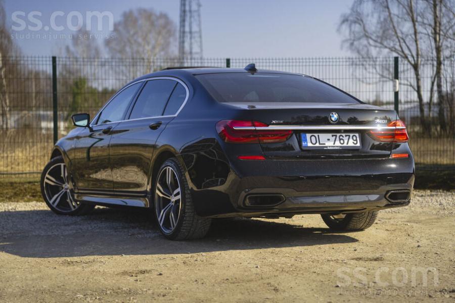 Melns BMW 740 2017 Rīga, ar dzinēja tilpumu 3.00 L un nobraukumu 171 tūkst. km par 31990 €, foto 5 vietnē AUTOMOTO.COM.LV
