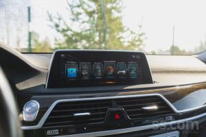 Melns BMW 740 2017 Rīga, ar dzinēja tilpumu 3.00 L un nobraukumu 171 tūkst. km par 31990 €, foto 25 vietnē AUTOMOTO.COM.LV