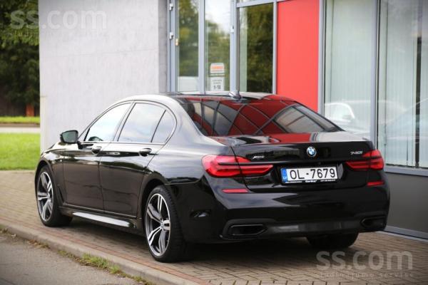 Melns BMW 740 2017 Rīga, ar dzinēja tilpumu 3.00 L un nobraukumu 174 tūkst. km par 27995 €, foto 6 vietnē AUTOMOTO.COM.LV
