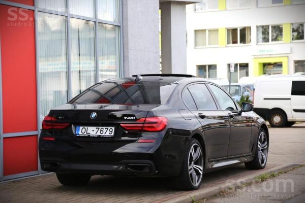 Melns BMW 740 2017 Rīga, ar dzinēja tilpumu 3.00 L un nobraukumu 174 tūkst. km par 27995 €, foto 7 vietnē AUTOMOTO.COM.LV