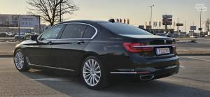 Black BMW 740 2018 in Vilnius, with an engine capacity of 3.00 L and mileage of 168 thousand km for 20950 €, photo  on AUTOMOTO.COM.LV