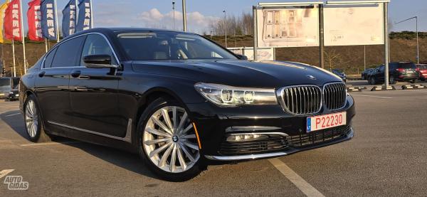 Melns BMW 740 2018 Viļņa, ar dzinēja tilpumu 3.00 L un nobraukumu 168 tūkst. km par 20950 €, foto 8 vietnē AUTOMOTO.COM.LV