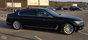 Melns BMW 740 2018 Viļņa, ar dzinēja tilpumu 3.00 L un nobraukumu 169 tūkst. km par 19999 €, foto 5 vietnē AUTOMOTO.COM.LV