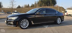Melns BMW 740 2018 Viļņa, ar dzinēja tilpumu 3.00 L un nobraukumu 169 tūkst. km par 19999 €, foto 8 vietnē AUTOMOTO.COM.LV