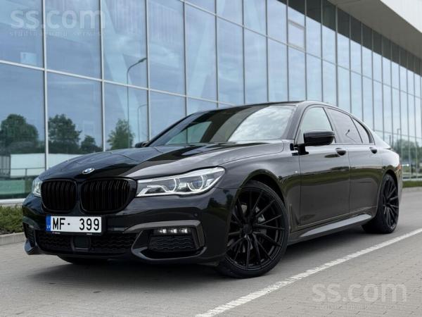 Melns BMW 740 2018 Rēzekne, ar dzinēja tilpumu 3.00 L un nobraukumu 221 tūkst. km par 29990 €, foto 2 vietnē AUTOMOTO.COM.LV