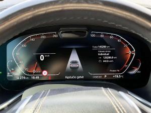 Melns BMW 740 2020 Viļņa, ar dzinēja tilpumu 2.99 L un nobraukumu 145 tūkst. km par 44000 €, foto 15 vietnē AUTOMOTO.COM.LV