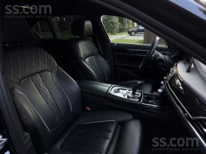 Black BMW 740 2021 in Jurmala, with an engine capacity of 3.00 L and mileage of 82 thousand km for 62000 €, photo 11 on AUTOMOTO.COM.LV