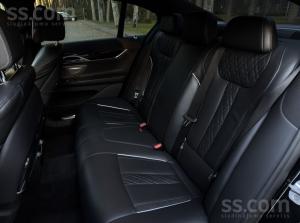 Black BMW 740 2021 in Jurmala, with an engine capacity of 3.00 L and mileage of 82 thousand km for 62000 €, photo 13 on AUTOMOTO.COM.LV